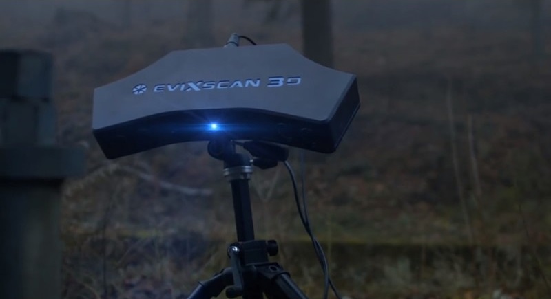 Evixscan Heavy Duty Quadro, scanner 3D à lumière structurée